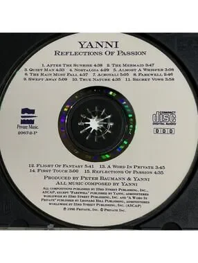 Media | Yanni Reflections Of Passion Compilation Cd 199 Private Music ...